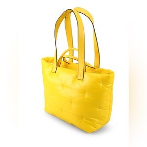 Tory Burch | Bags | Tory Burch Brand New Perry Bombe Yellow Puffy Large ...